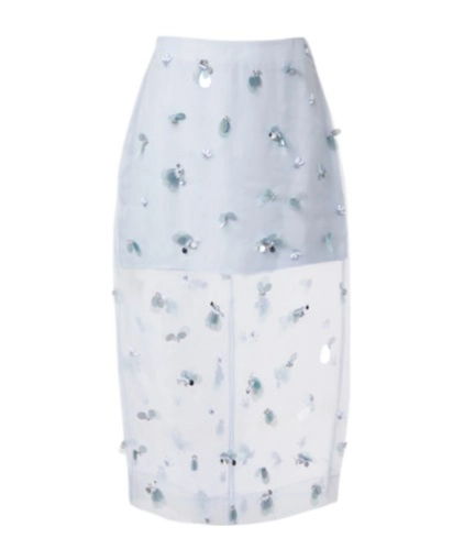 Simkhai Delilah Embellished Midi Skirt