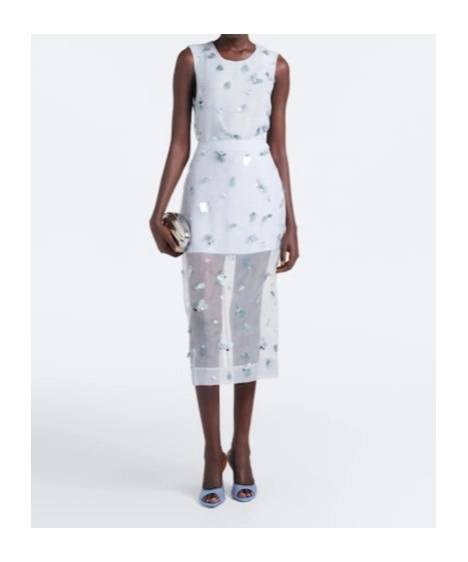 Simkhai Delilah Embellished Midi Skirt