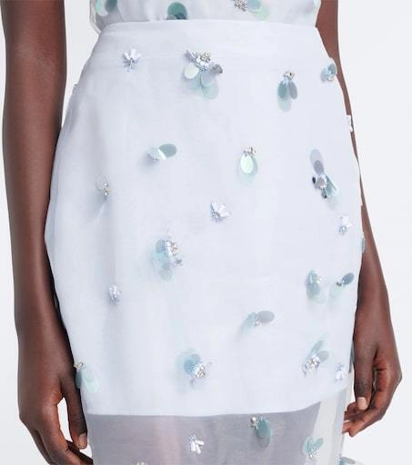 Simkhai Delilah Embellished Midi Skirt