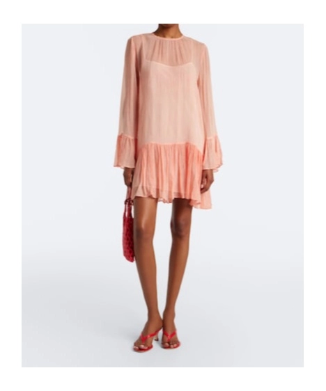 Ulla Johnson Emmeline Ruffled Silk Chiffon Minidress