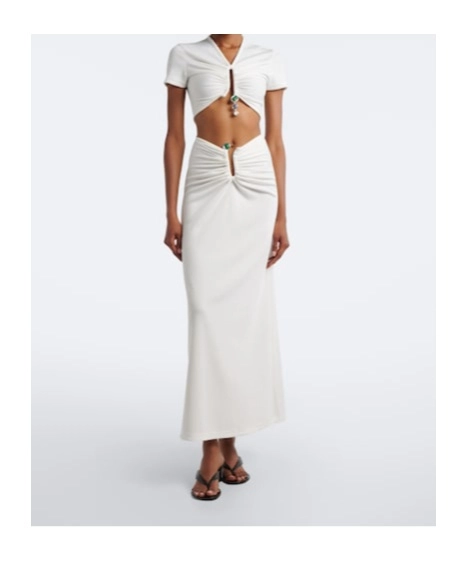 Christopher Esber Gathered Maxi Skirt