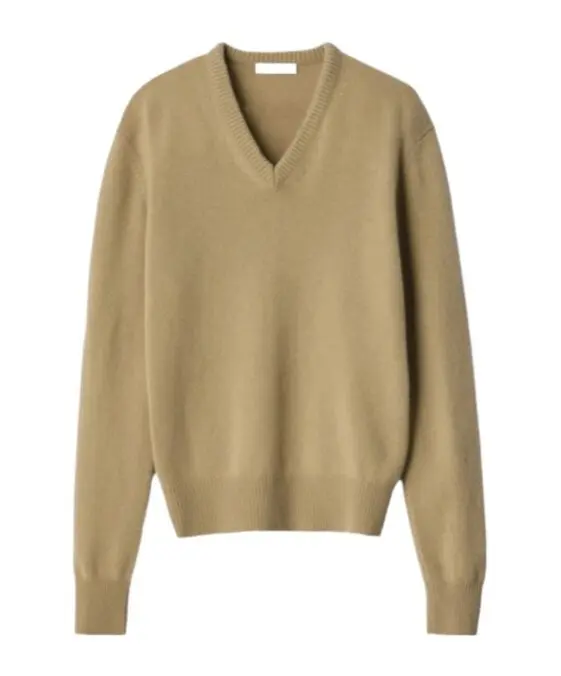 LEMAIRE V-neck Cashmere Sweater