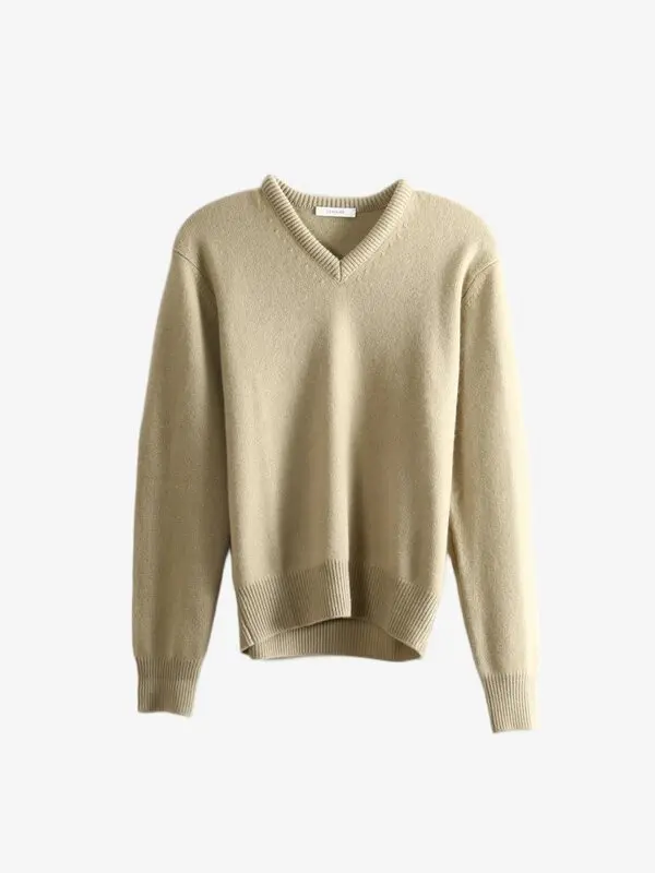 LEMAIRE V-neck Cashmere Sweater
