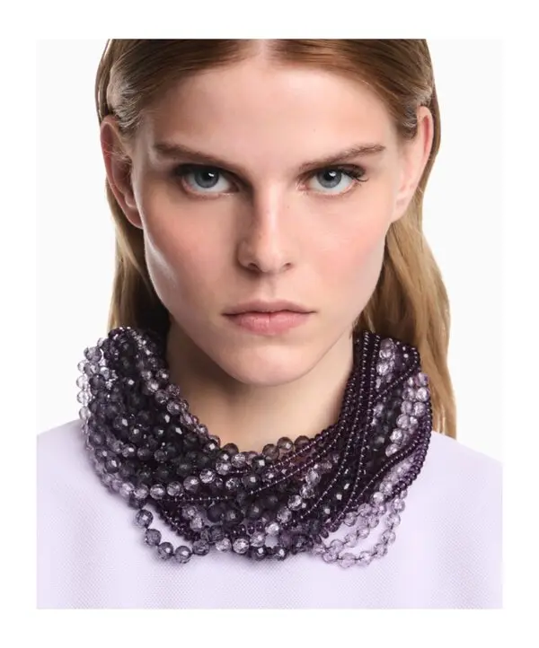 Emporio Armani Beaded Multi-strand Necklace