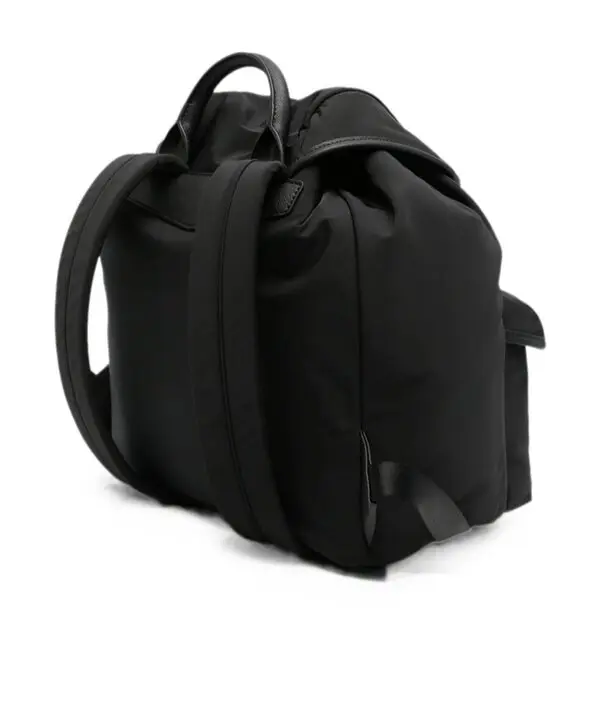 Emporio Armani Logo-plaque Buckled Backpack