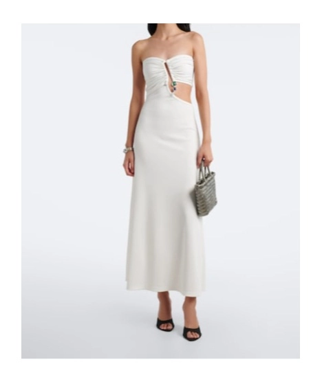 Christopher Esber Embellished Cutout Jersey Maxi Dress