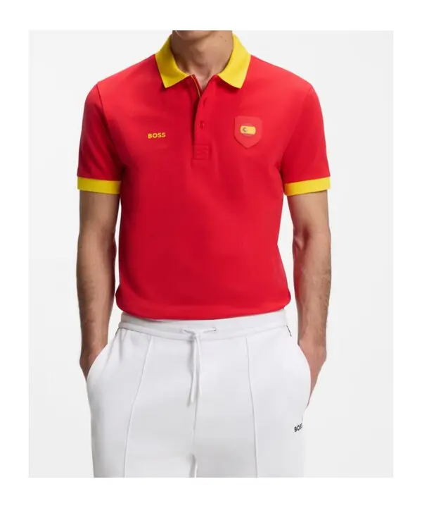 Hugo Boss Paddy Spain Flag Polo Shirt