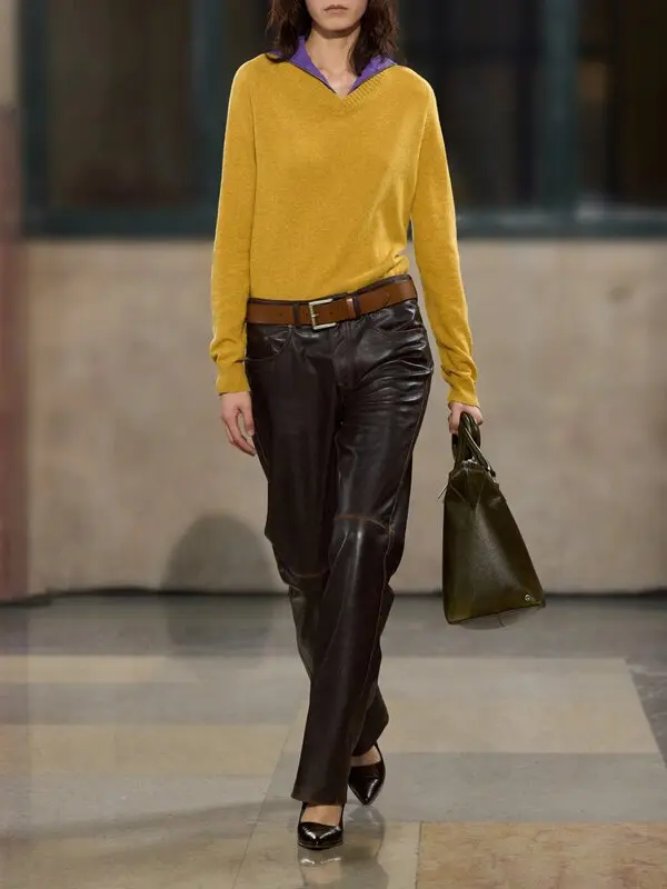 MAISON MARGIELA Layered Effect Open Collar Jumper