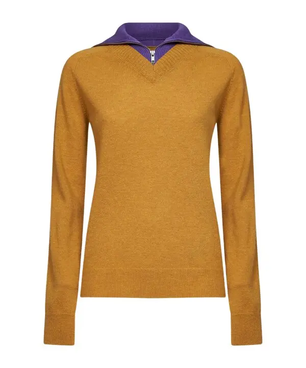 MAISON MARGIELA Layered Effect Open Collar Jumper - No