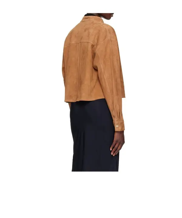 Nour Hammour Long-sleeve Jacket With A Stand-up Collar