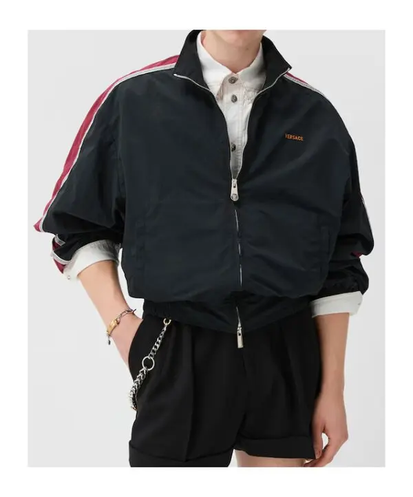 Versace Logo-motif Greca-detail Jacket