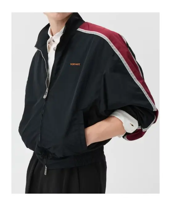 Versace Logo-motif Greca-detail Jacket