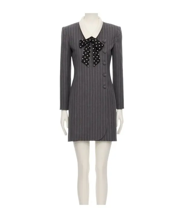 Valentino Garavani Long Sleeve Dress - Black