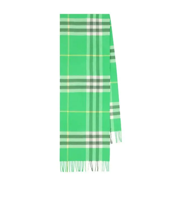 Burberry Plaid Scarf - Green