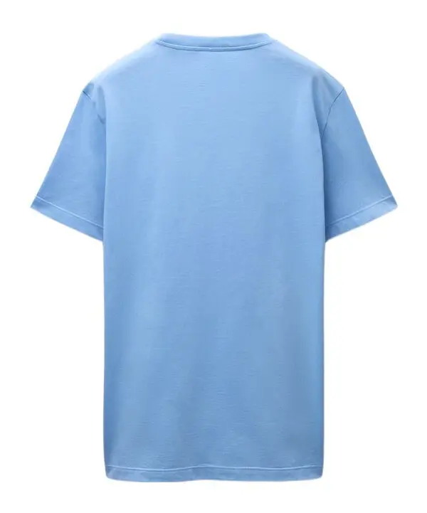 Versace Embellished Crewneck T-shirt - Light Blue