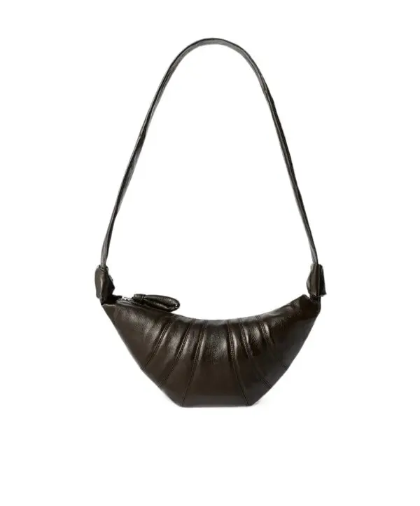 LEMAIRE Small Croissant Bag In Coated Cotton