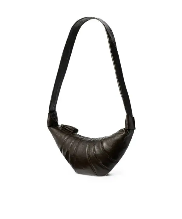 LEMAIRE Small Croissant Bag In Coated Cotton