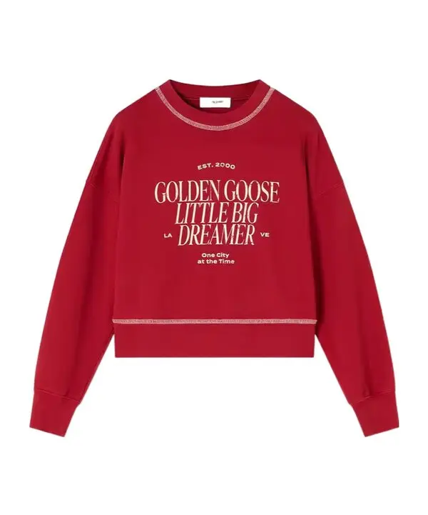 GOLDEN GOOSE Long-sleeved Sweatshirt With Letter Pattern
