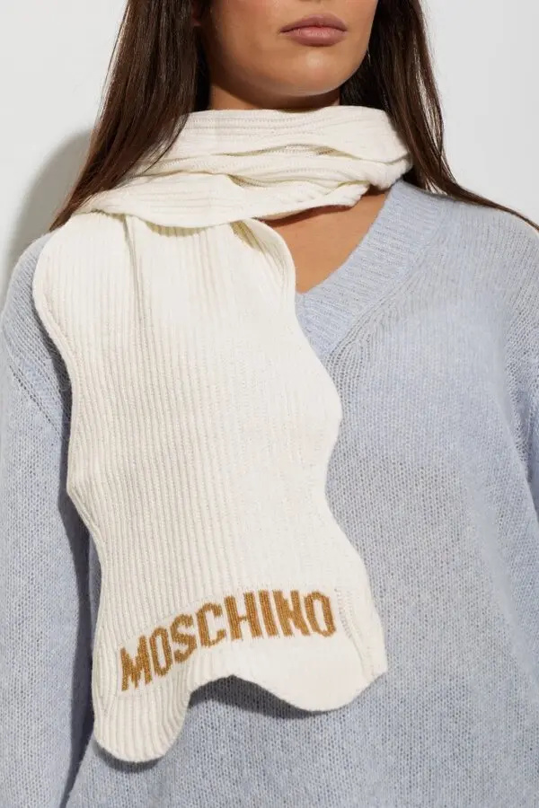 Moschino Logo Scarf