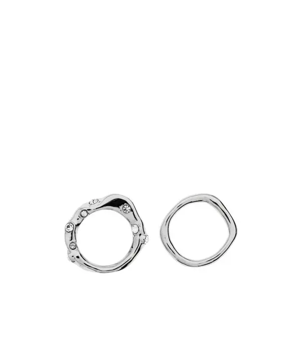 Dries Van Noten Double-band Ring - Silver