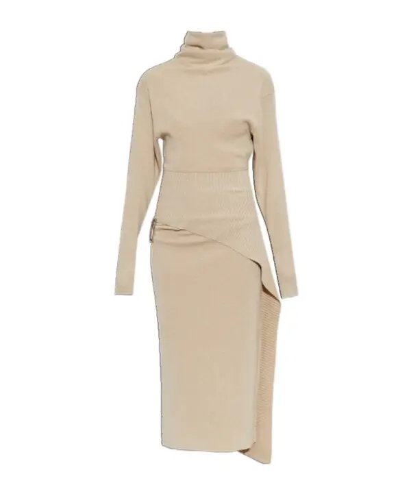 LANVIN Turtleneck Dress - Nude