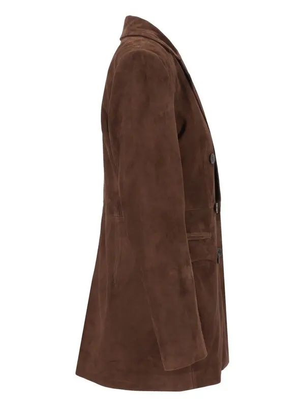 ARMA Long Sleeve Leather Blazer