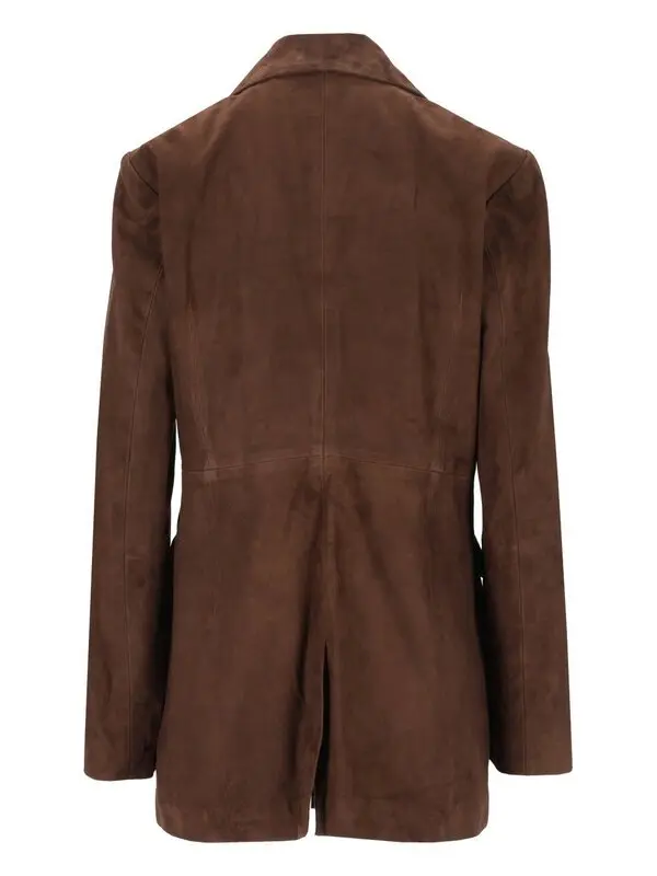 ARMA Long Sleeve Leather Blazer