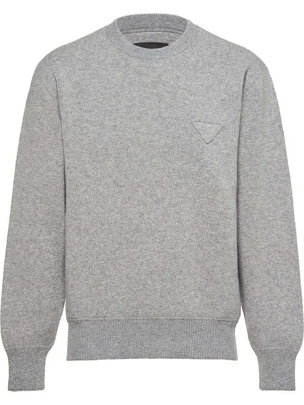 Prada Long Sleeved Crewneck Sweater