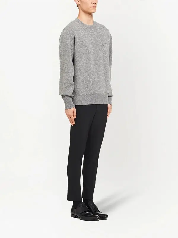 Prada Long Sleeved Crewneck Sweater