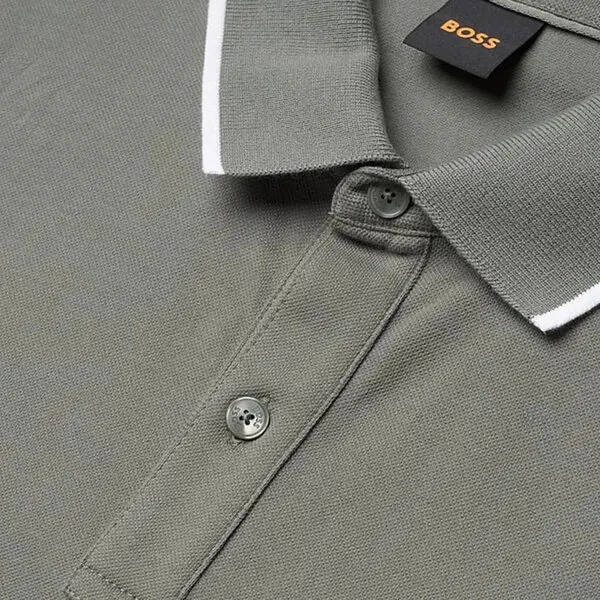 Hugo Boss Contrast Trim Logo Patch Polo Shirt