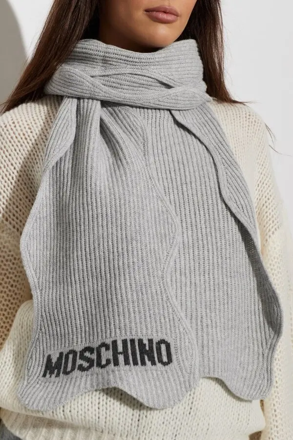 Moschino Logo Scarf