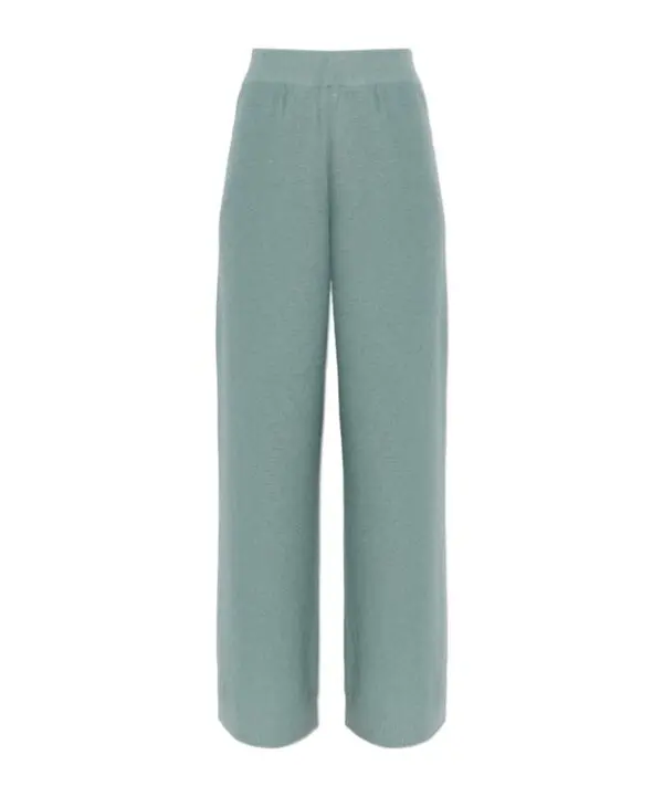 Fabiana Filippi Shimmer Knit Wide-leg Trousers