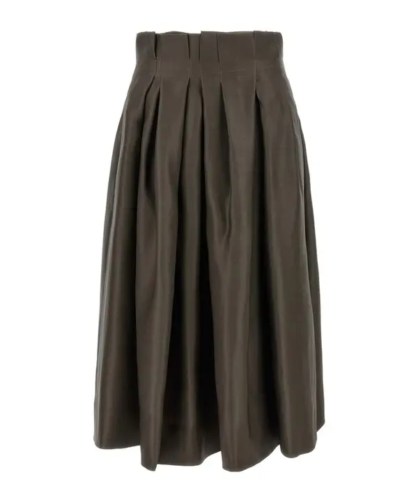 Khaite Pleated Skirt