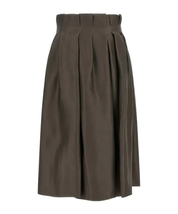 Khaite Pleated Skirt