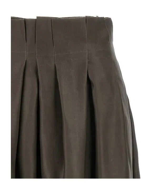 Khaite Pleated Skirt
