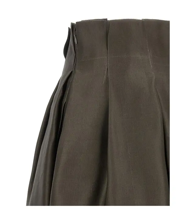 Khaite Pleated Skirt