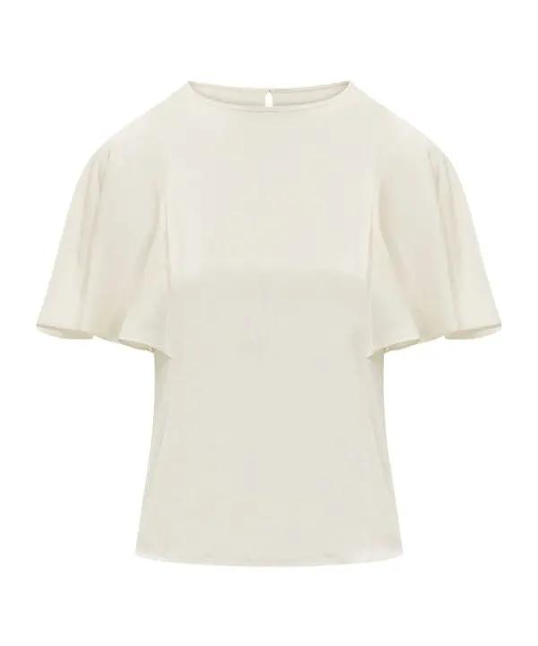Michael Kors Cape Sleeve Top - No
