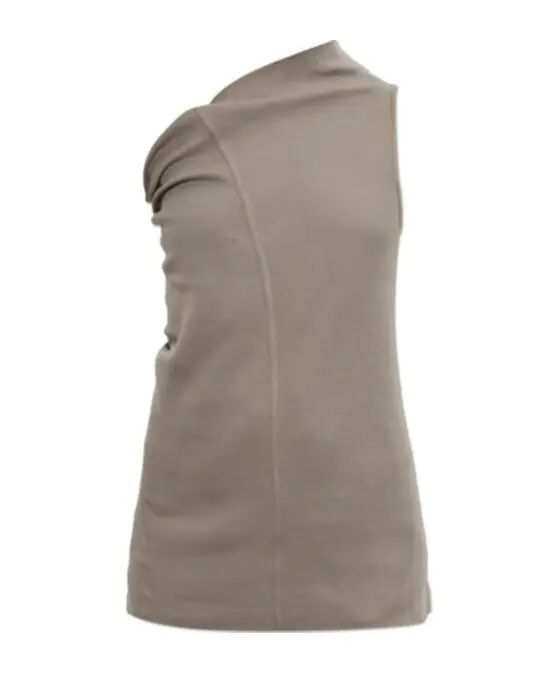 Rick Owens One Shoulder Top - Grey