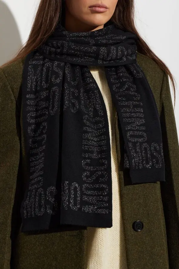 Moschino Logo Scarf