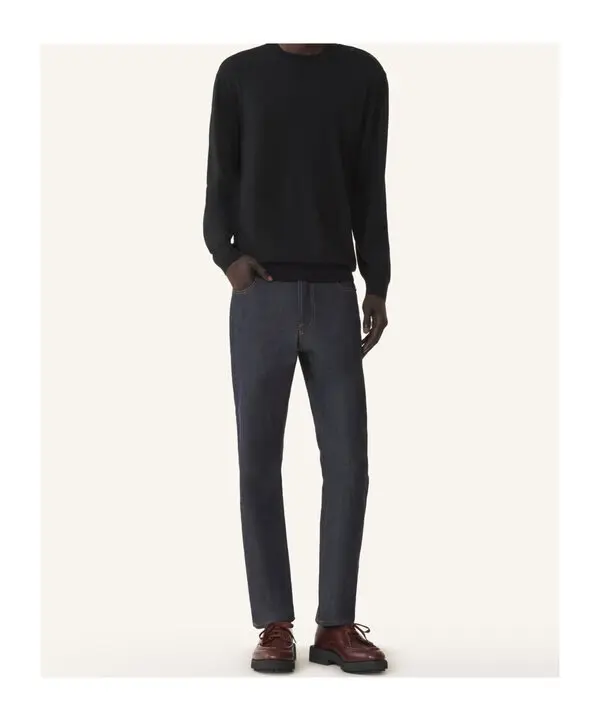 LANVIN Straight-leg Denim Pants