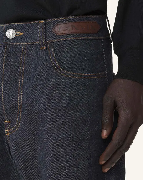 LANVIN Straight-leg Denim Pants
