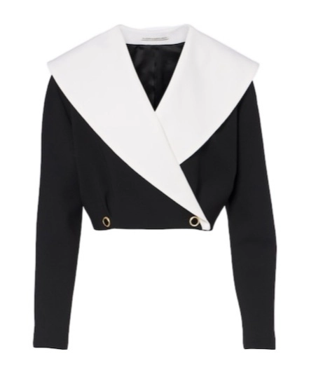 Alessandra Rich Double-breasted Wool-blend Coat