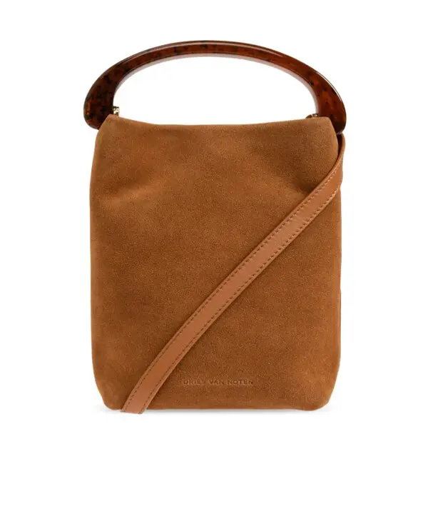 Dries Van Noten Logo Embellished Shoulder Bag - No