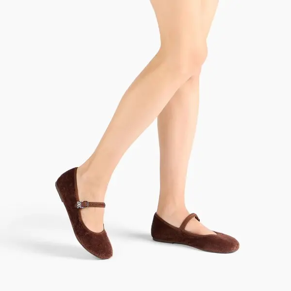 Casadei C-chain Strap Ballet Flats
