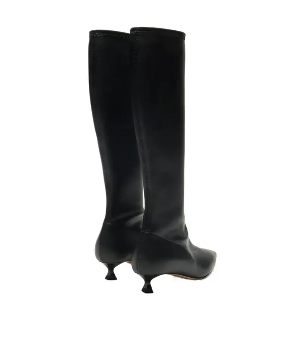 Casadei Giselle Knee-high Kitten-heel Boots