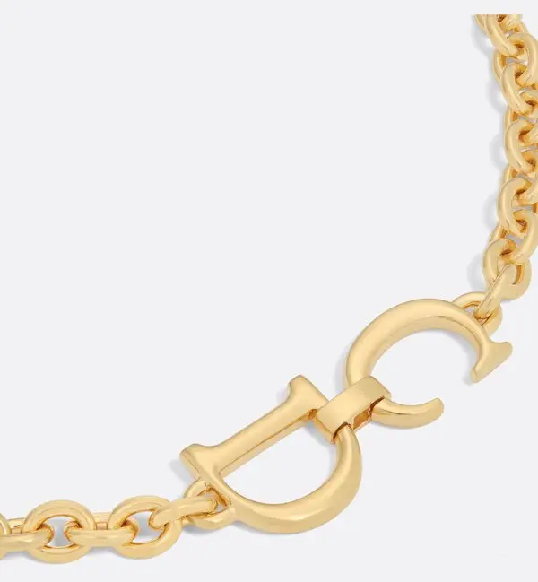 Dior Saddle Cd Signature Necklace