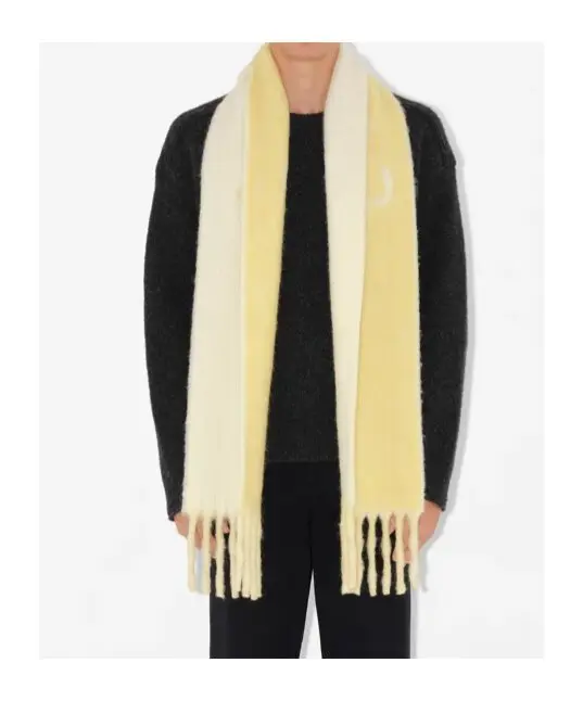Burberry Logo-intarsia Reversible Fringed Scarf - Sand Color
