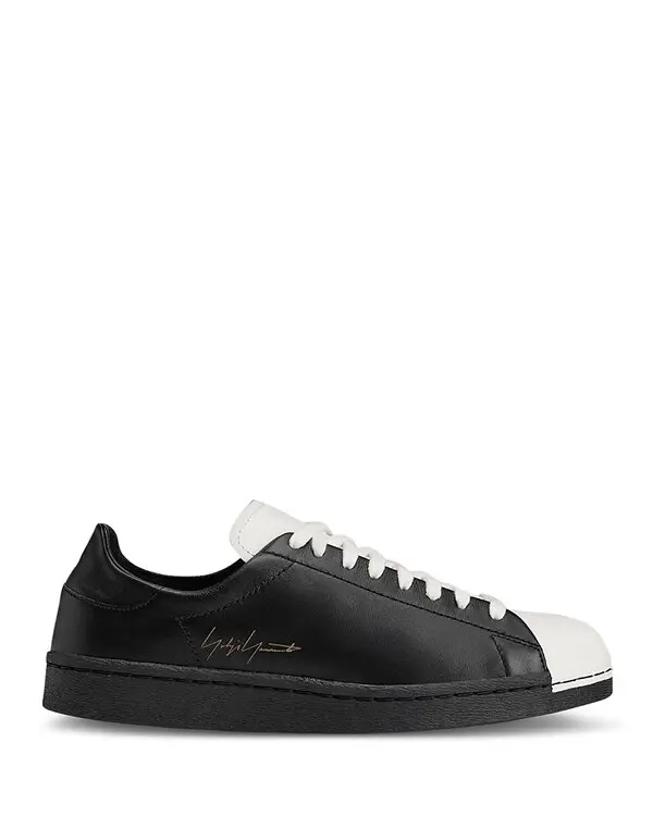 Y3 Superstar Leather Lace Up Sneakers