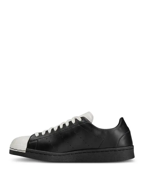 Y3 Superstar Leather Lace Up Sneakers