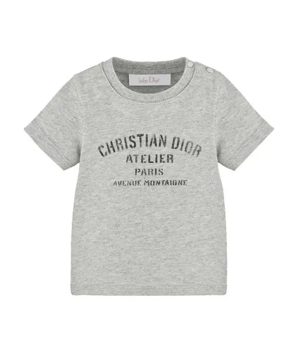 Dior Logo Round Neck T-shirt
